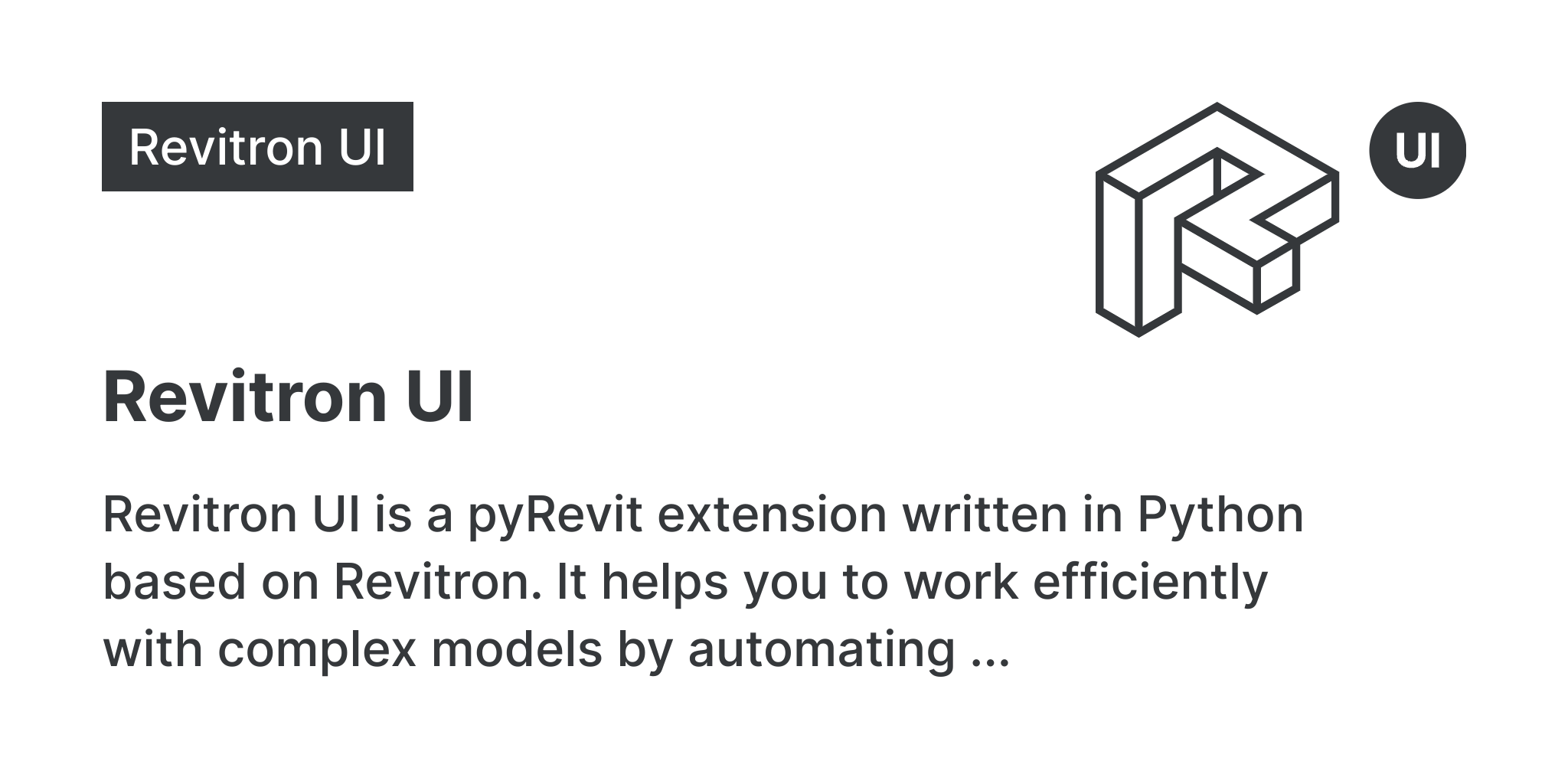 Revitron UI